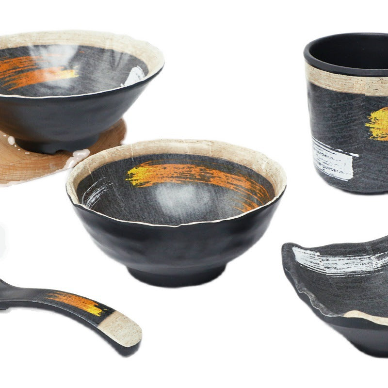 Gold Painted Inkstone Tableware – Seigaihaya