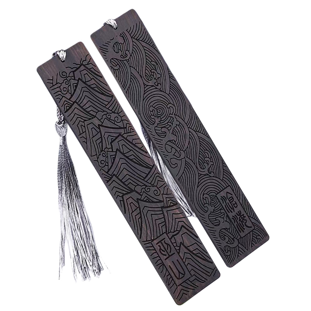Japanese Wooden Bookmark | Japanese Gift for her – Seigaihaya