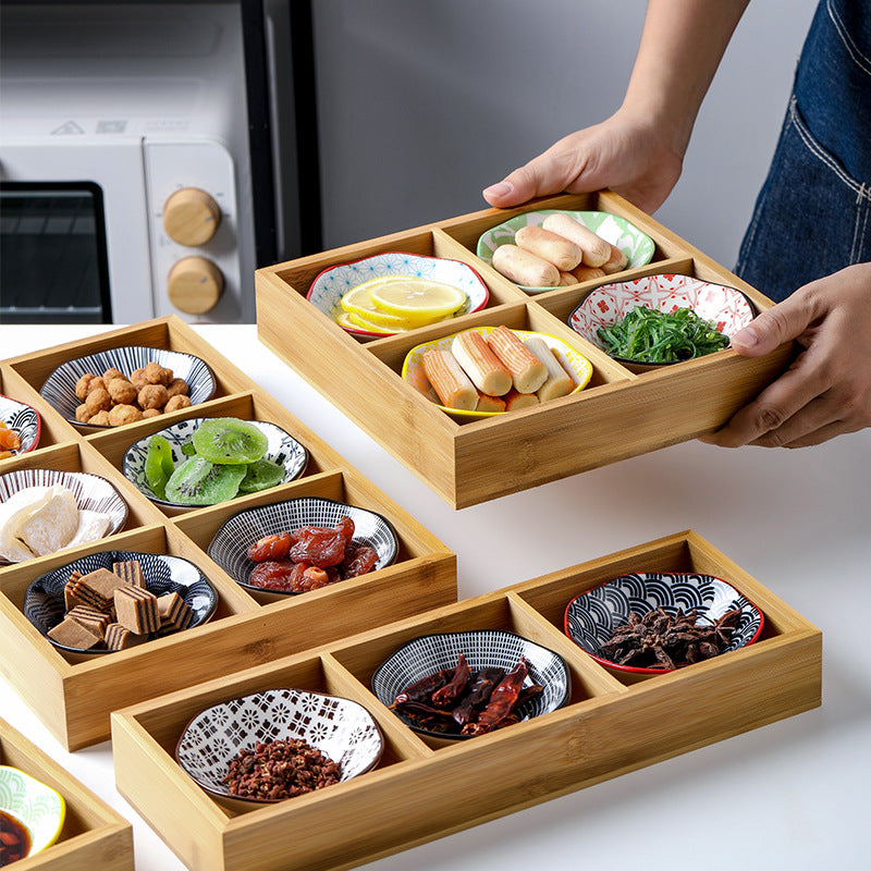 Japanese Appetizer Plates 3 Piece Serving Tray Set | Ceramic Dinnerware ...