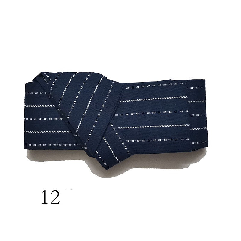 Men Yukata Waist Belt for Traditional Japanese Kimono | Seigaihaya