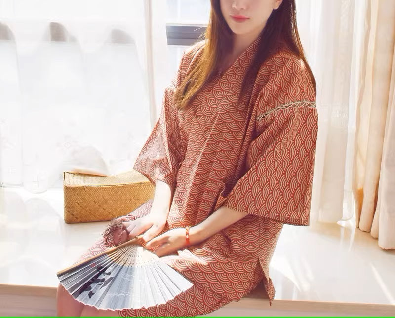 Japanese Summer Sleepwear Set | Kimono & Yukata | Seigaiha-Ya – Seigaihaya