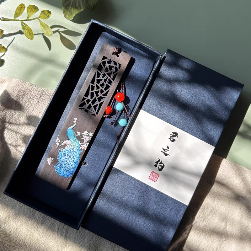 Japanese Blossom Wooden Bookmark | Japanese Gift for her – Seigaihaya
