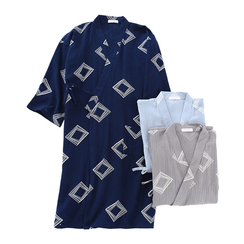 Traditional Japanese Home Yukata Bathrobe – Seigaihaya