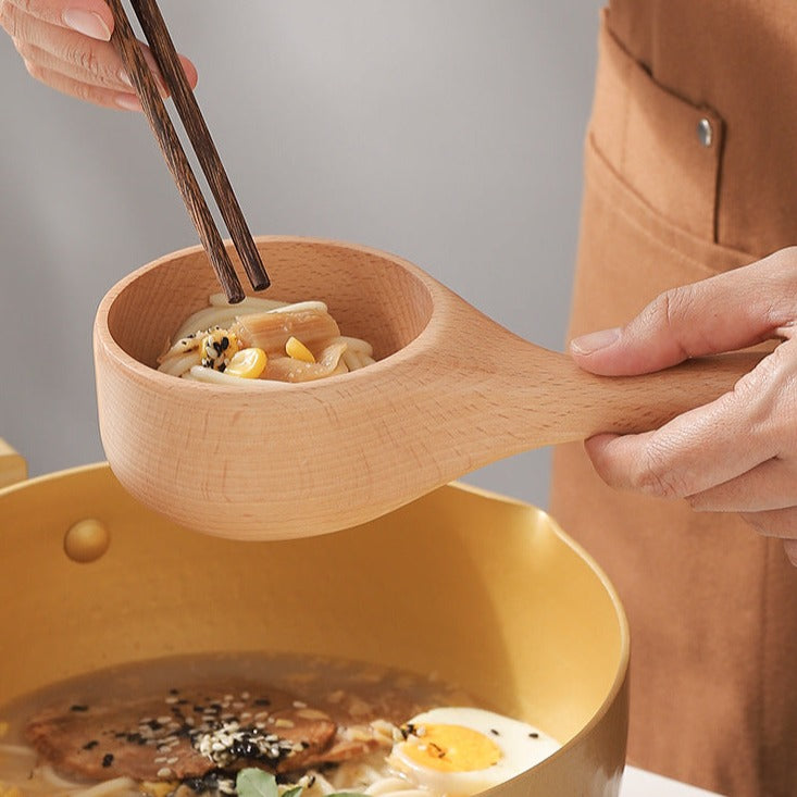 Japanese Wooden Ladle | Kicthen Utensils | Seigaihaya