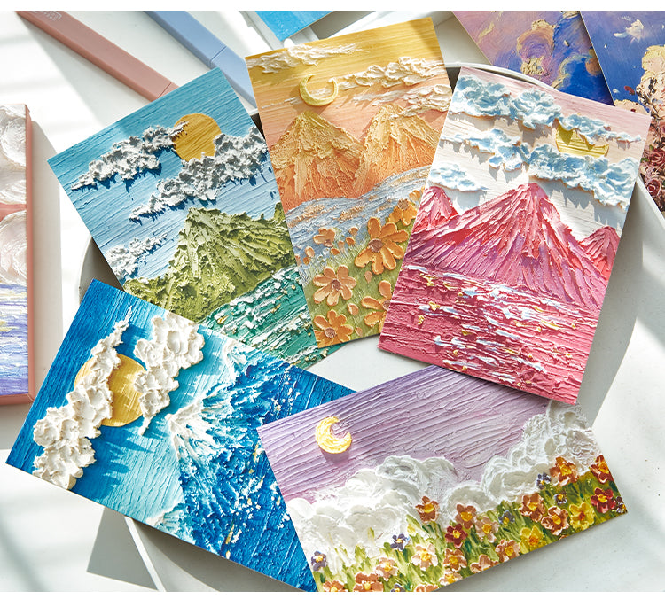 3D Printing Four Seasons Postcards Set | Seigaihaya