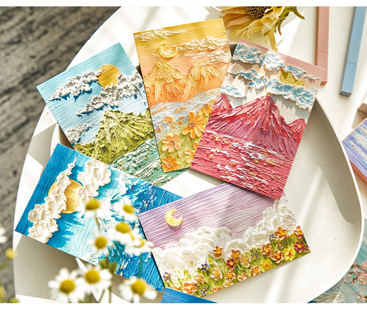 3D Printing Four Seasons Postcards Set | Seigaihaya