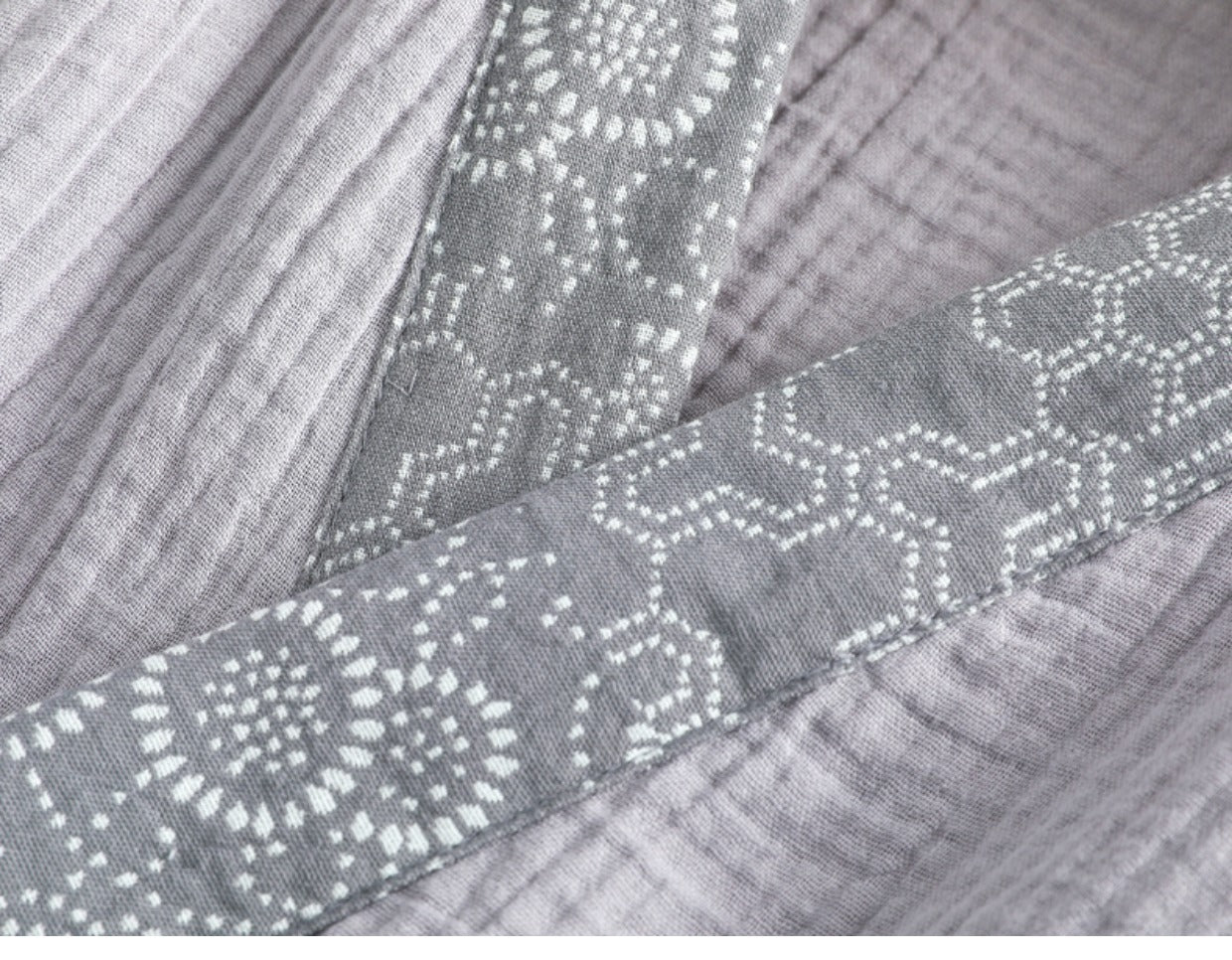 Patchwork Japanese Jinbei Long Sleeve Pajamas Set | Japanese Pajamas ...