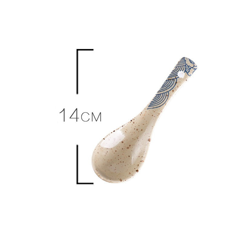 Koi Fish Ceramic Spoons Set of 4/6/10 | Japanese Tableware – Seigaihaya