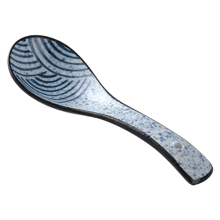 Japanese Blue Wave Seigaiha Ceramic Tableware | Handcrafted Dinnerware ...