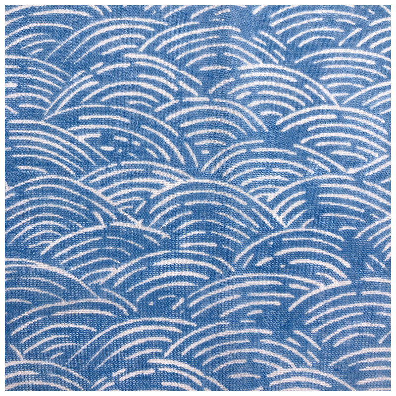 Seigaiha Blue wave Handkerchief for Men | Seigaihaya