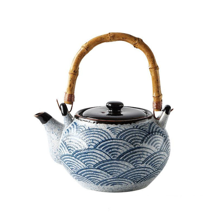 Japanese Blue Wave Seigaiha Ceramic Tableware | Handcrafted Dinnerware ...
