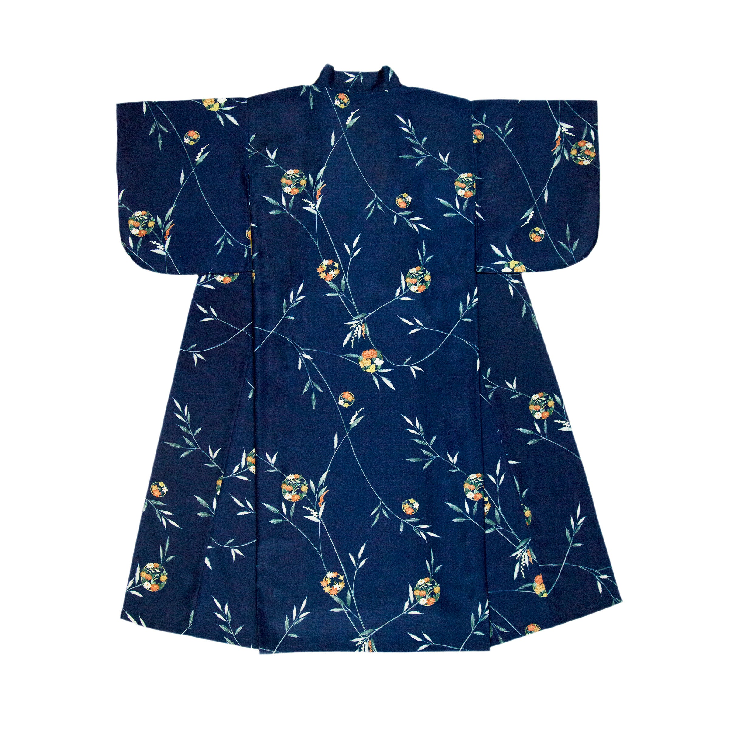 Women Blue Branches Yukata Robe | Japanese Kimono & Home Shop – Seigaihaya